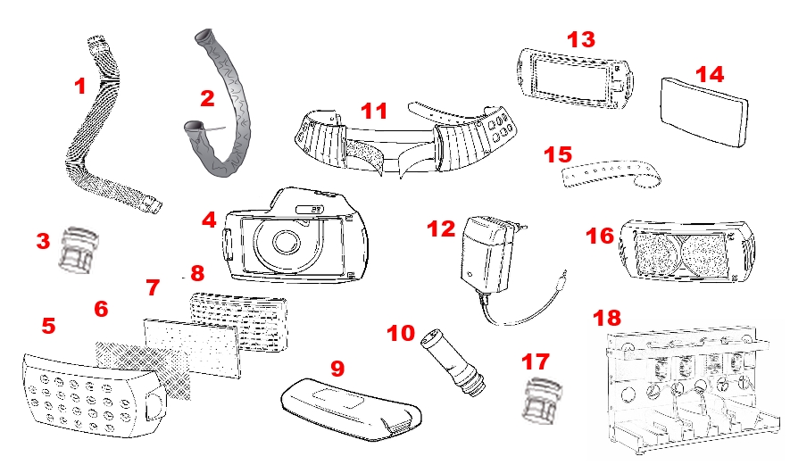 Adflo Powered Air Respirator System Spare Parts