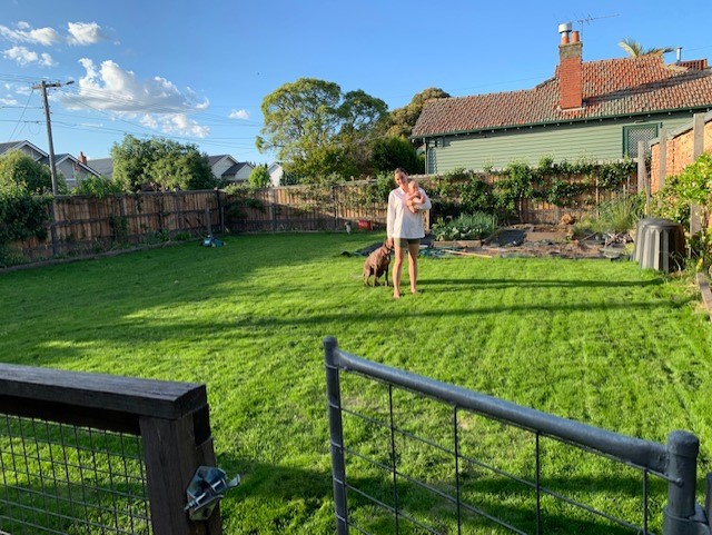 SHOW US YOUR GREAT AUSSIE LAWN WINNER: Cam and Georgia