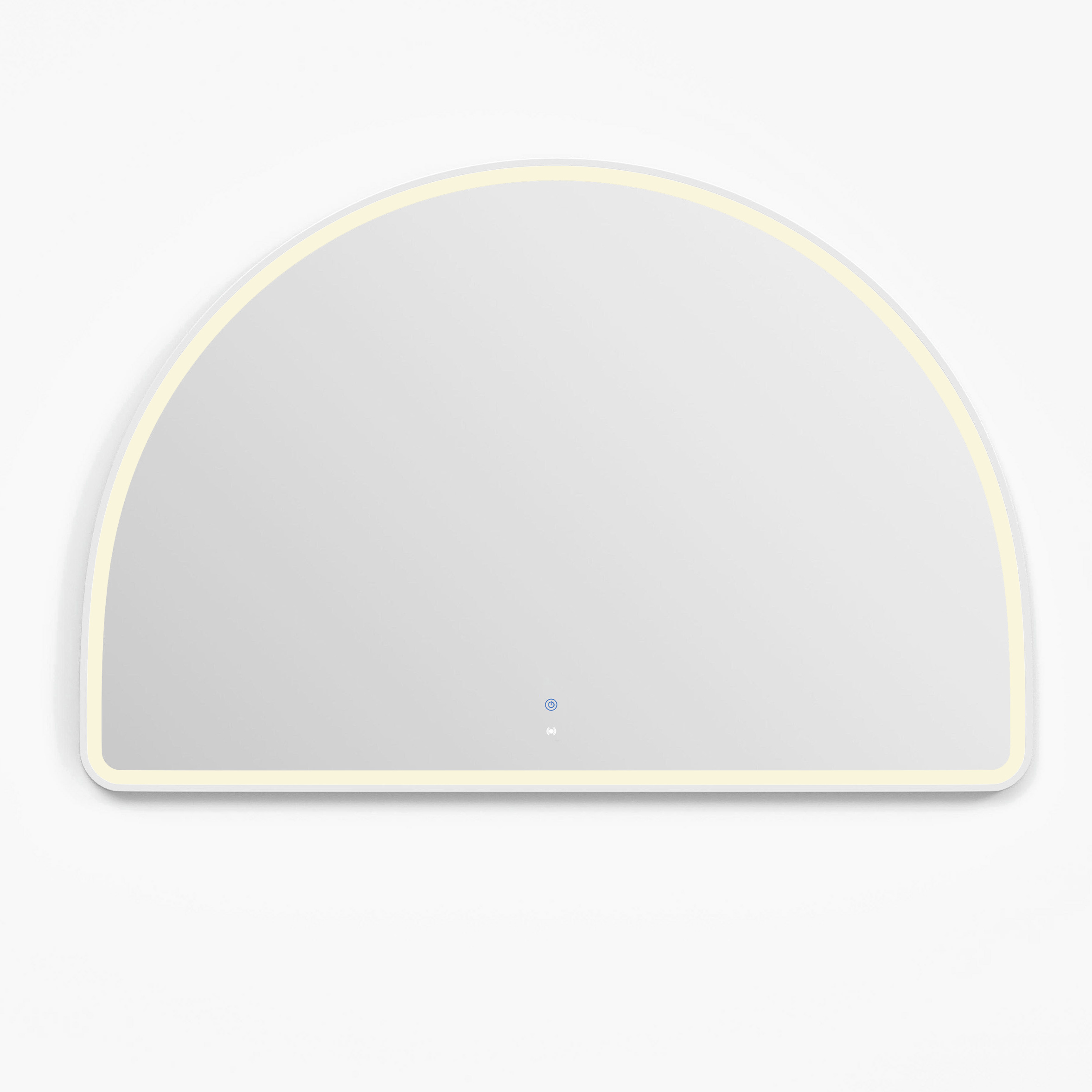 LED Moonlight Archie 800(H)x1200(W) White Metal Frame Mirror