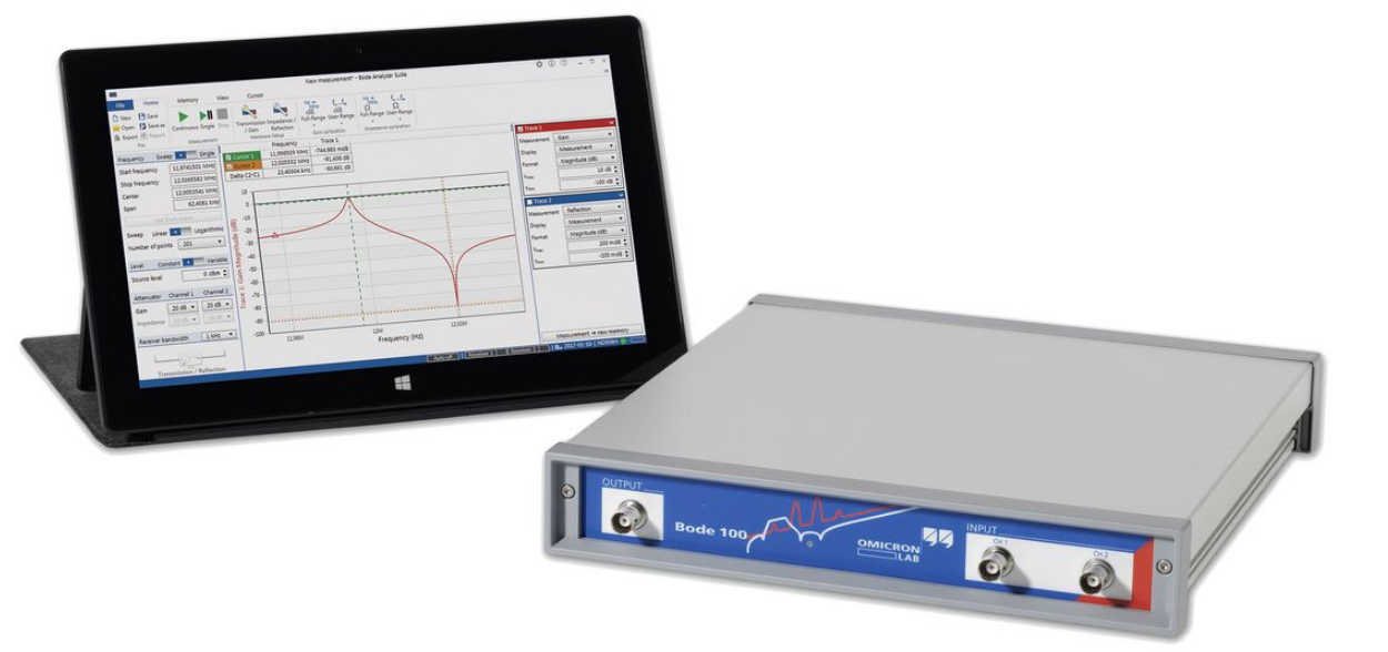 Omicron-Lab: Vector Network Analyzer - Bode 100 - Vicom New Zealand