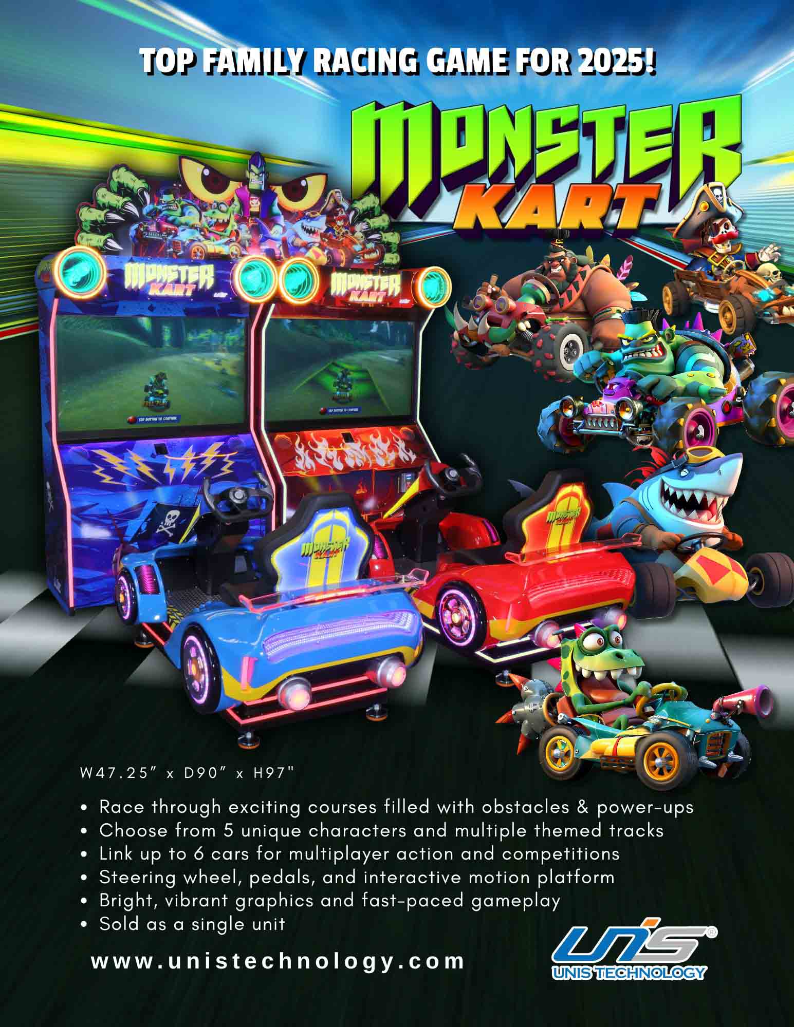 Buy Monster Kart, Machine in Australia - Zax Amusements